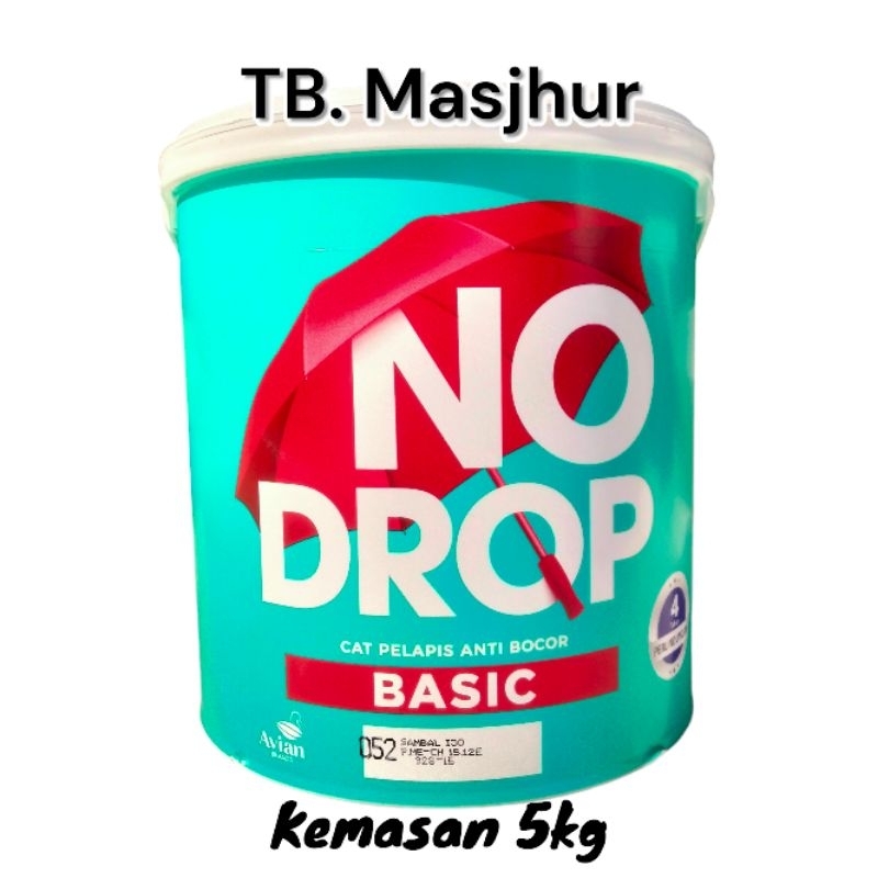 Jual No Drop BASIC Cat Pelapis Anti Bocor Kemasan 5kg | Shopee Indonesia