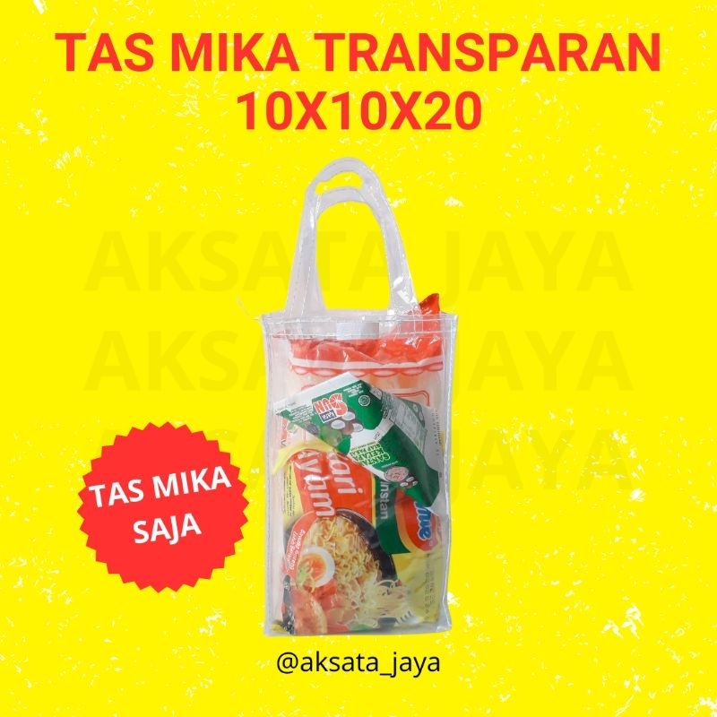 Jual TAS MIKA 10×10×20 | TAS HAMPERS | TAS MIKA TRANSPARAN |TAS SOVENIR ...