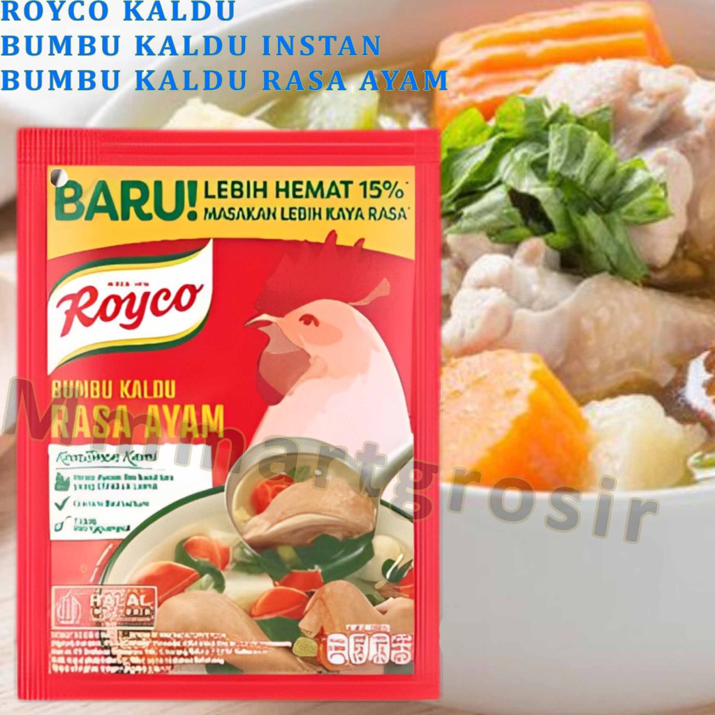 Jual Royco Kaldu / Bumbu Kaldu Rasa Ayam / Bumbu Kaldu Instan Serbaguna ...