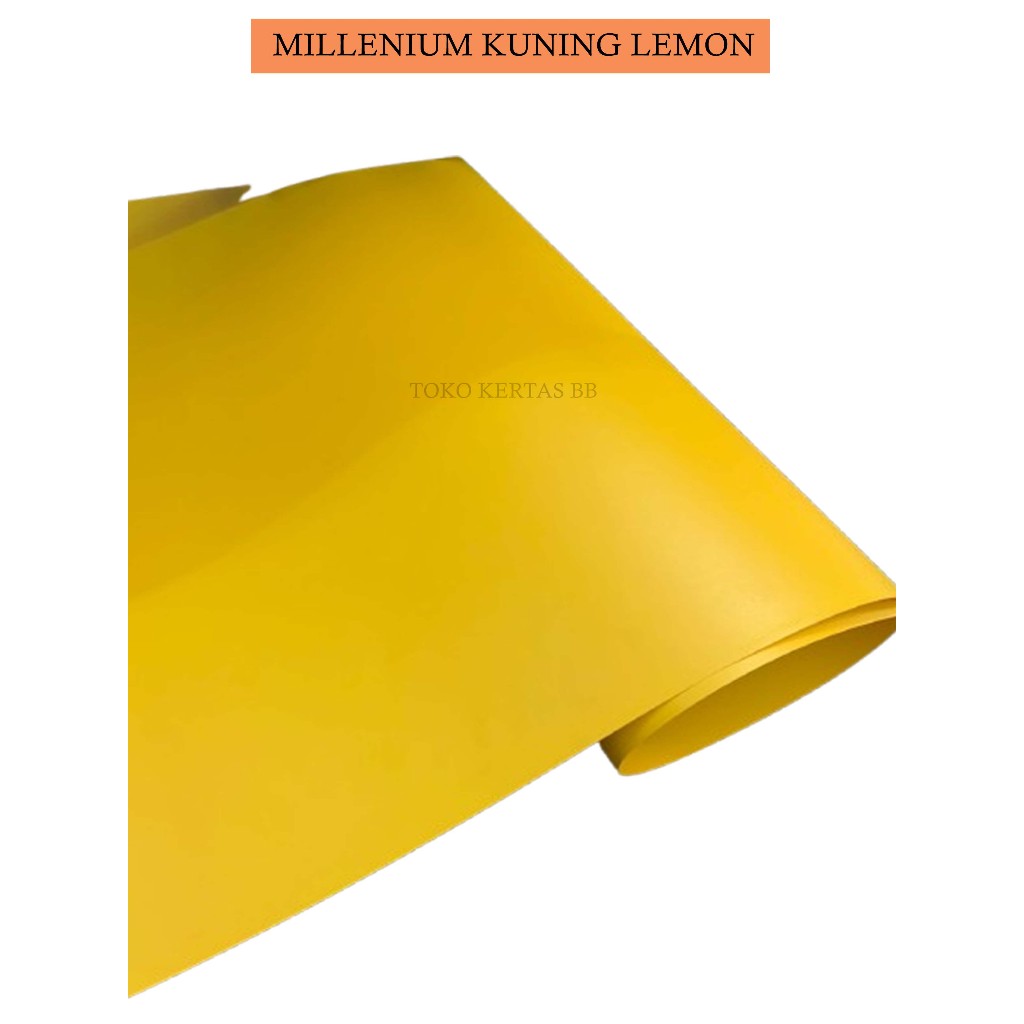 Jual KERTAS JASMINE / KERTAS MILLENIUM / WARNA KUNING LEMON 190 - 220 ...