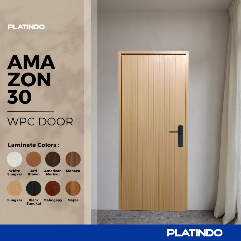 Jual Pintu Platindo WPC Amazon 30 (Custom Ukuran) | Shopee Indonesia