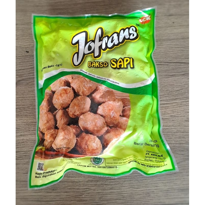 Jual Bakso Sapi Jofran 500 g | Shopee Indonesia