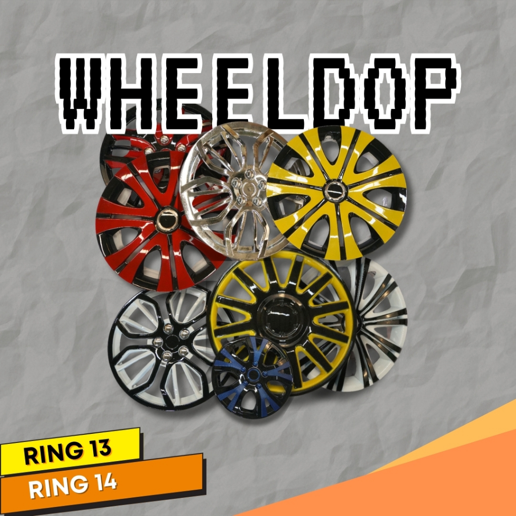 Jual Whelldop Ring 13 14 Wildop Cover Velg Motif Racing Welldop ...