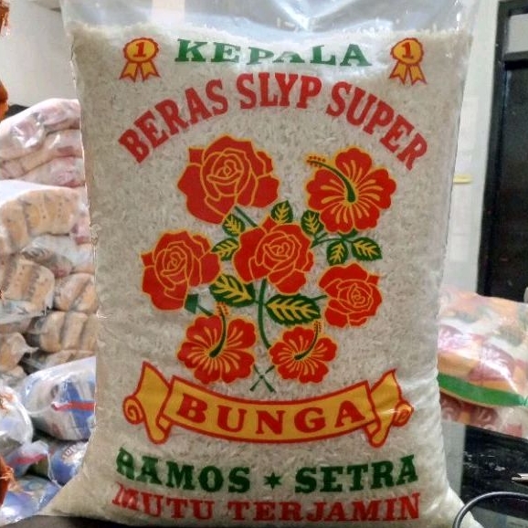 Jual Beras setra cap bunga 5 kg Rice | Shopee Indonesia