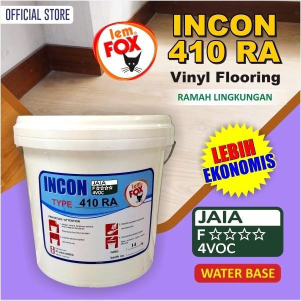 Jual Lem Fox Incon 410 RA Ember 14 kg / Lem Vynil Lantai | Shopee Indonesia