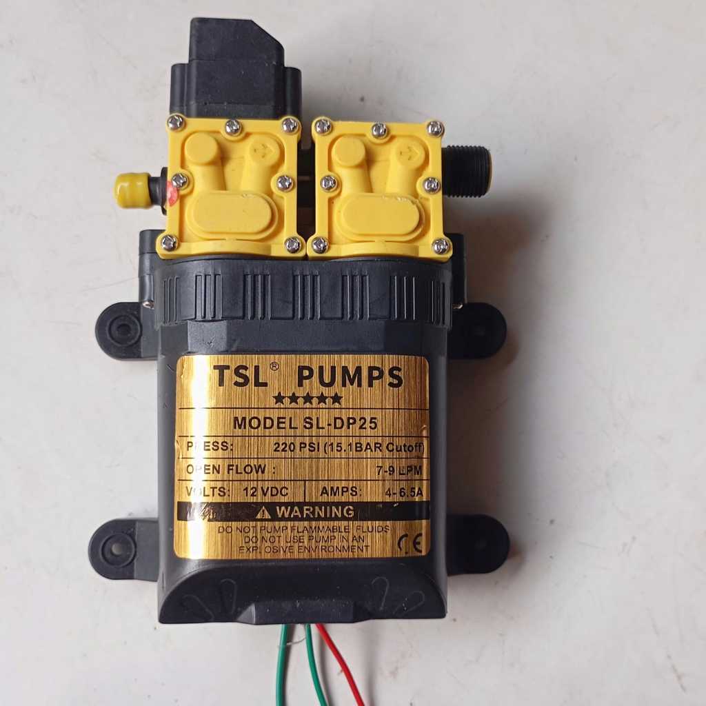 Jual 2PCS Pompa DC Dualpump SL-DP25 250PSI - TSL DUAL PUMP OTOMATIS ...
