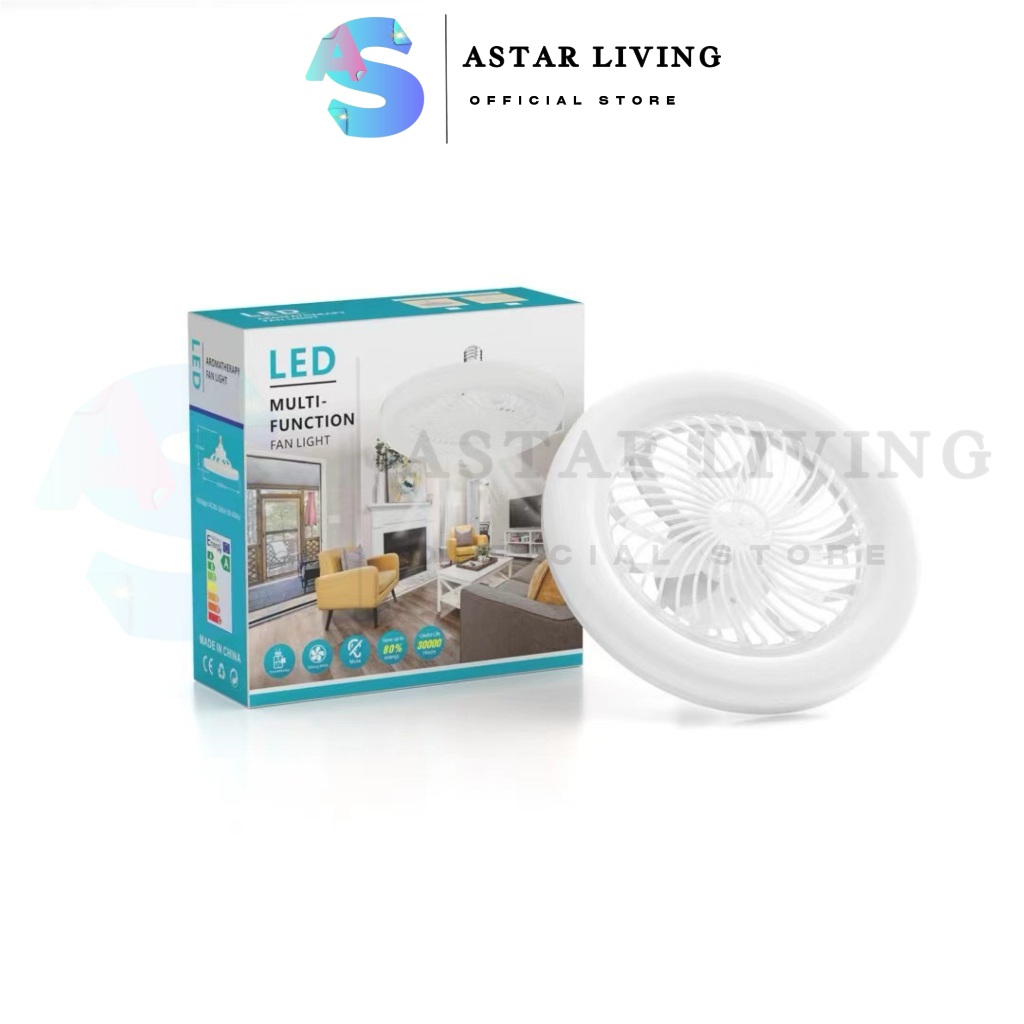 Jual [AL] Lampu kipas LED 36W lampu langit-langit Remote ruang tamu ...