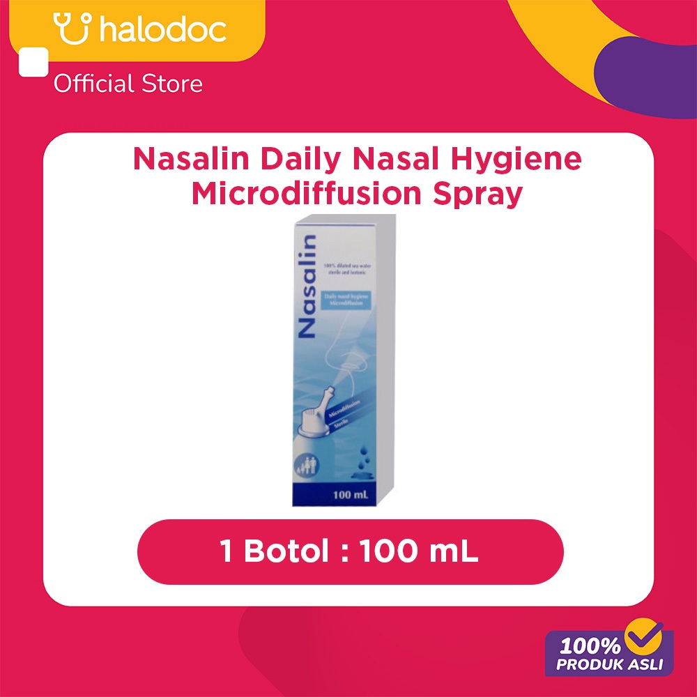 Jual Nasalin Daily Nasal Hygiene Microdiffusion Spray 100 ml | Shopee ...