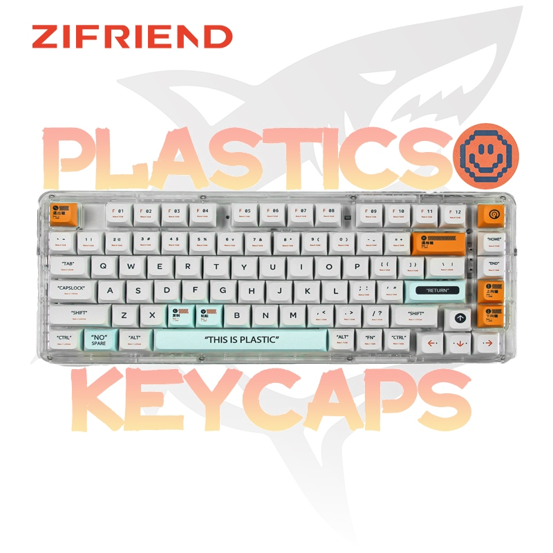 Jual ZIFRIEND Plastic English 128 Key XDA Profile PBT Keycaps Set Mechanical Keyboard Keycaps ...