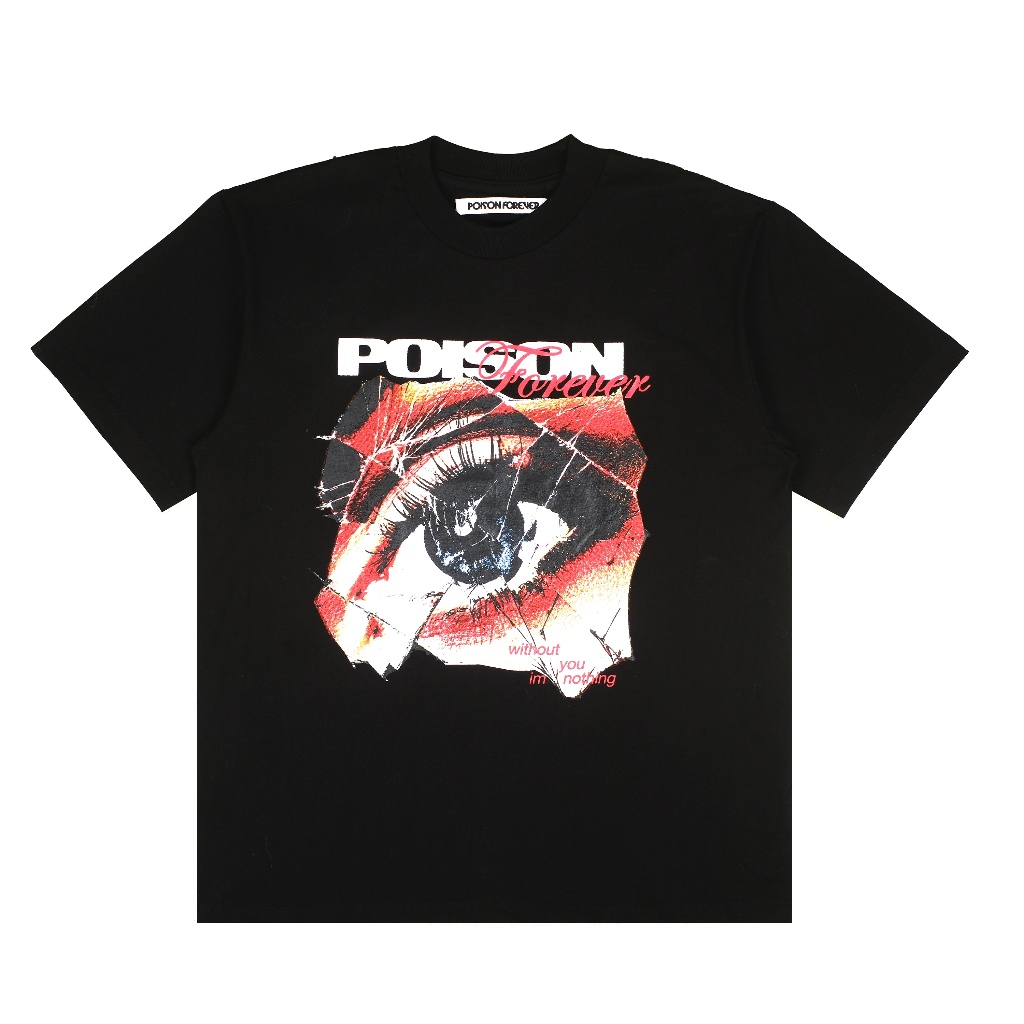 Jual POISON FOREVER - HEAVYWEIGHT TSHIRT KAOS EYE BLACK | Shopee Indonesia