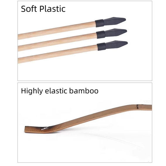 Jual Busur Panah 100 cm Dari Kayu & Bambu Yang Kuat – Aman Ujung Karet ...