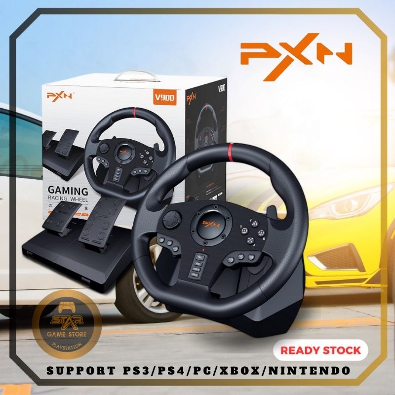 Jual Pxn V 900 Steering Wheel Racing Wheel Ps3 Ps4 Xbox Pc | Shopee ...