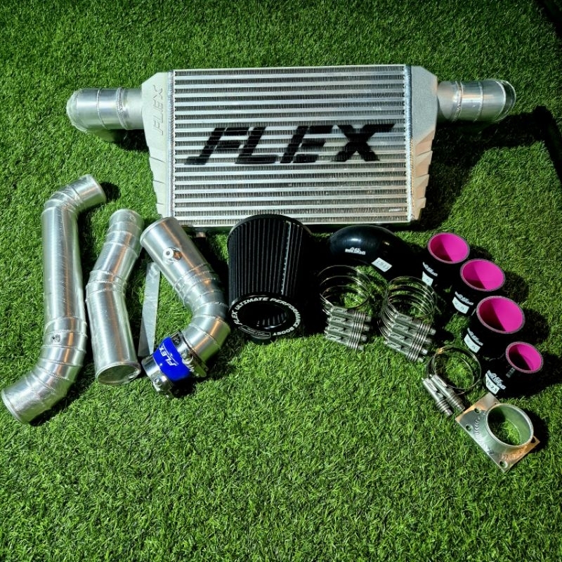 Jual INTERCOOLER BIG CORE FLEX SET PLUS OPEN FILTER ALL NEW PAJERO ...