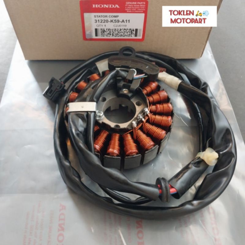 Jual SPULL STATOR ASSY (K59) VARIO 150 ESP 2015-2018 ORIGINAL HONDA AHM | Shopee Indonesia