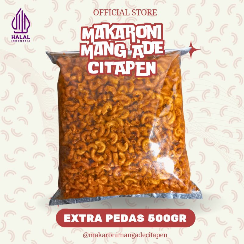 Jual Makaroni Mang Ade Citapen Tasikmalaya goreng kering 500gram ...