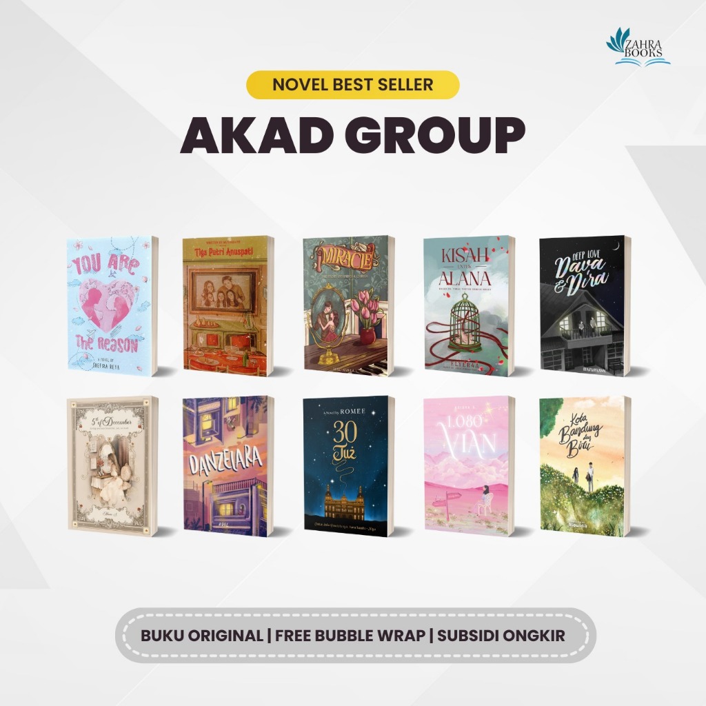 Jual Novel Best Seller Akad (1.080 VIAN 14 DAYS OF ISABELLA 30 JUZ 5TH OF DECEMBER 7 SAYAP ...