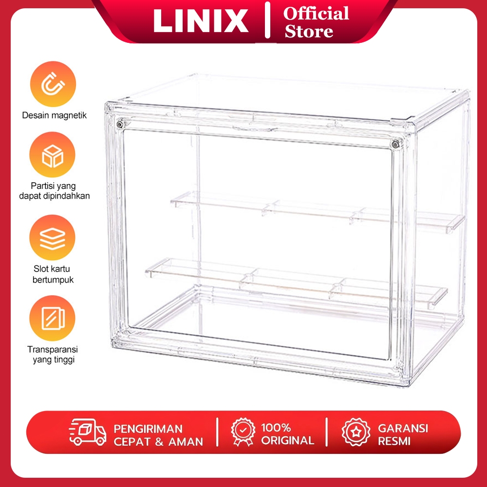 Jual Linix Action Figure Box Display Box Full Acrylic Pop Mart Blind ...