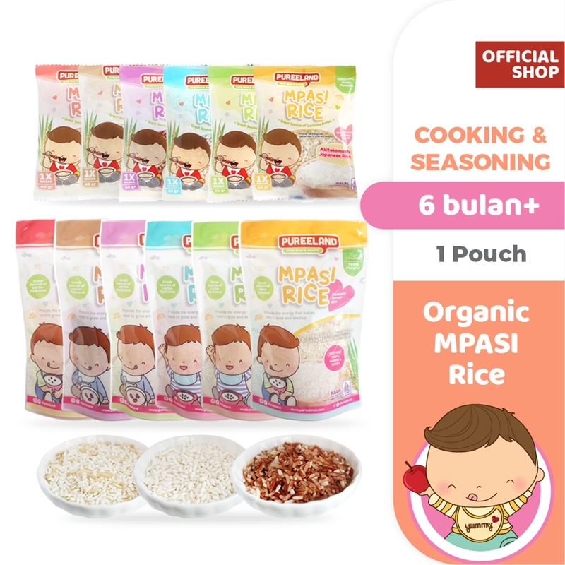 Jual Pureeland Organic MPASI Rice / Beras Mpasi Organik / Bahan Mpasi ...