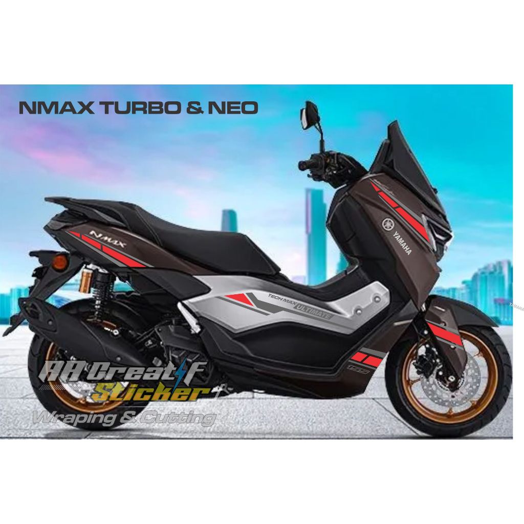 Jual cutting sticker yamaha nmax turbo dan neo anniversary livery ...