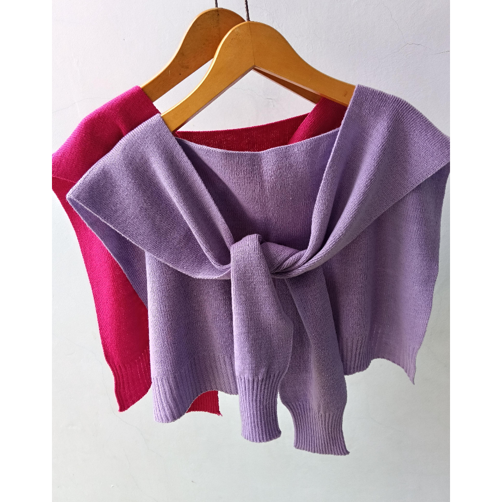 Jual Aksesorris Syal Rajut Koran Style Syal Fake Pundak Model Terbaru ...