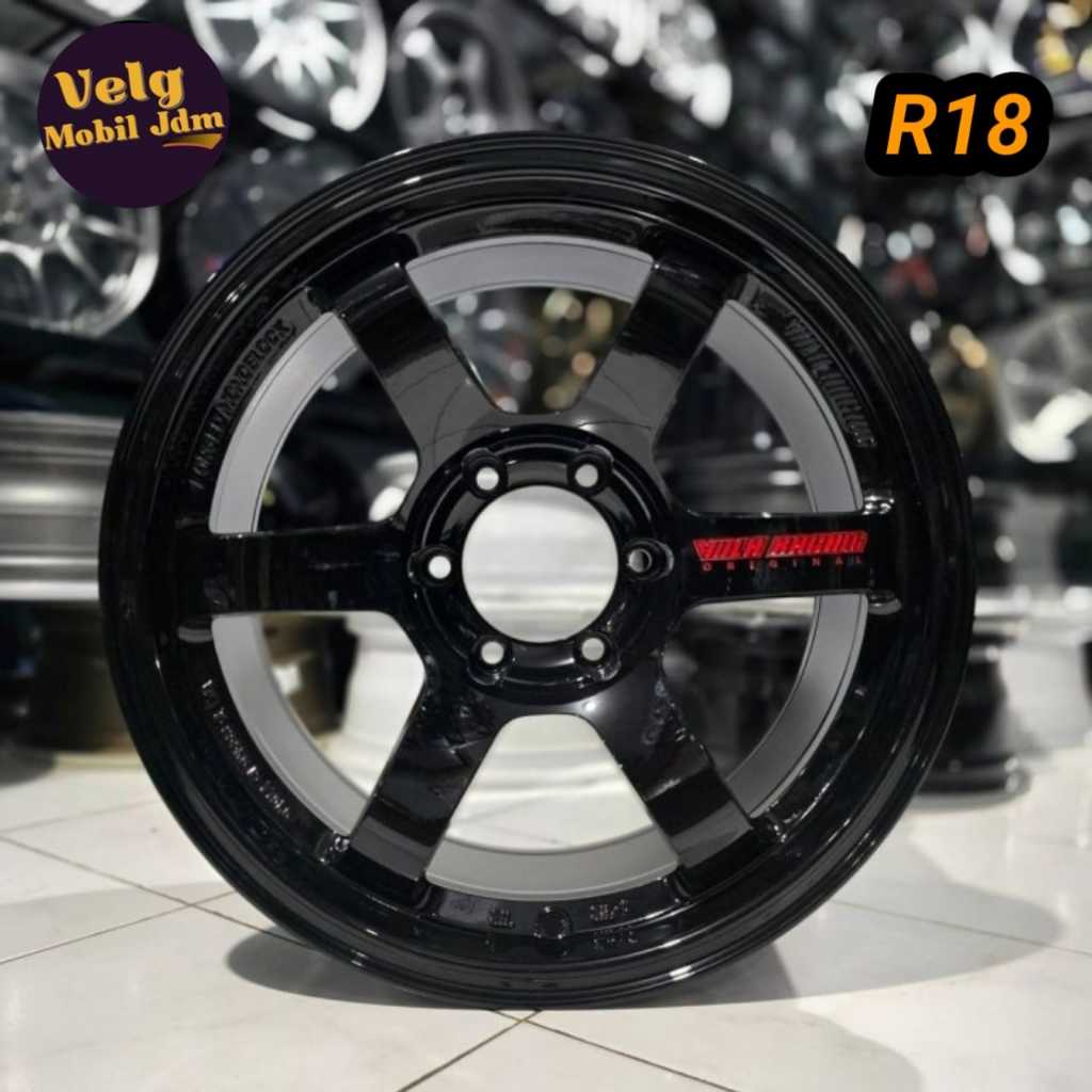 Jual velg racing mobil r18 TE37 FLOW FORMING 18 Pajero Fortuner Triton | Shopee Indonesia