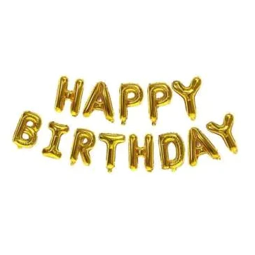 Jual Balon Foil angka Gold 16 Inch 40cm 0-9 Gold(1pcs) | Shopee Indonesia