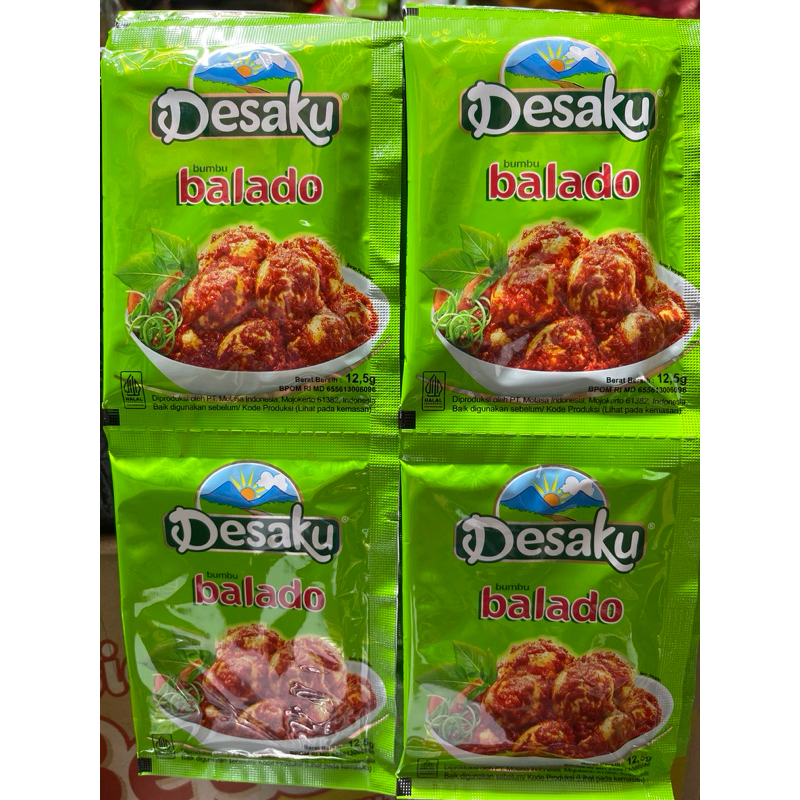 Jual DESAKU BUMBU BALADO RENCENG ( ISI 10 SACHET ) | Shopee Indonesia