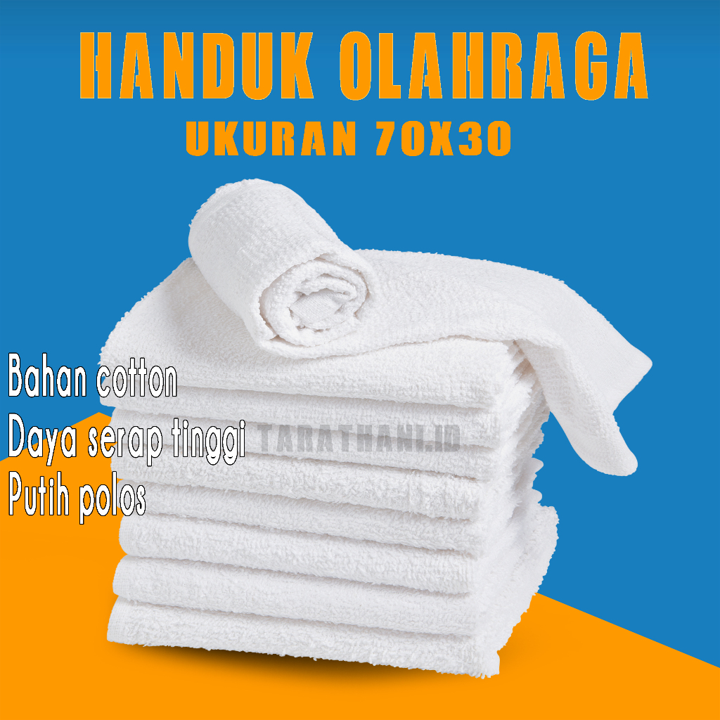 Jual Handuk Muka Olahraga Kecil Salon Leher Souvenir Perusahaan Putih ...