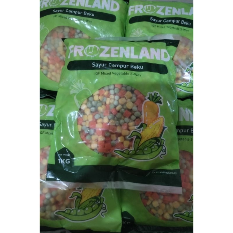 Jual Vegetable Mix 4-Way/ Sayuran Campur Frozenland 1 Kg | Shopee Indonesia