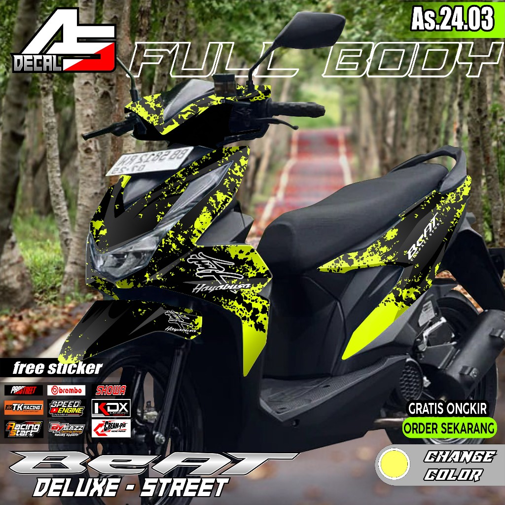 Jual Decal Sticker FullBody BEAT DELUXE STREET 2020 2021 2022 2023 2024 ...