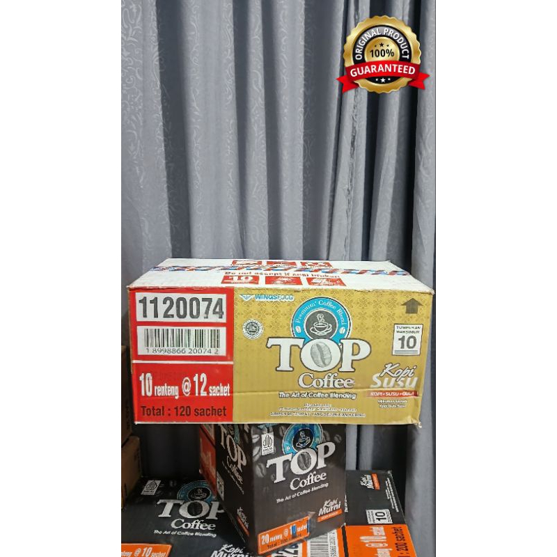 Jual 1 DUS TOP COFFEE SUSU, TOP SUSU ISI 10 RENTENG | Shopee Indonesia