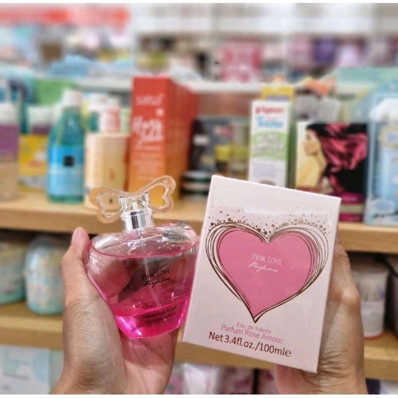 Jual Miniso-Pink Love Perfume Eau de toilette Rose Amour 100mL | Shopee ...