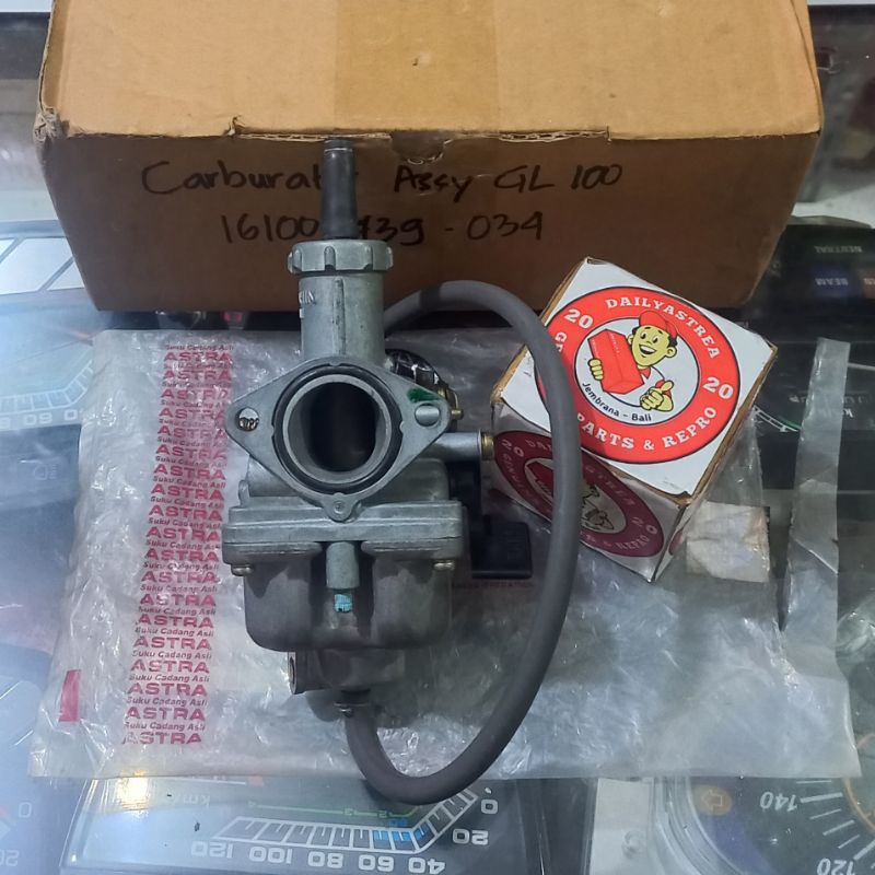 Jual KARBU KARBURATOR CARBURATOR ASSY HONDA CB100 GL100 GL 100 PLATINA ORIGINAL ORI KEIHIN JAPAN ...