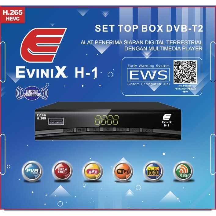 Jual Set Top Box STB DVB-T2 / DVB-C STB Merk EVINIX H-1 FREE KABEL HDMI | Shopee Indonesia