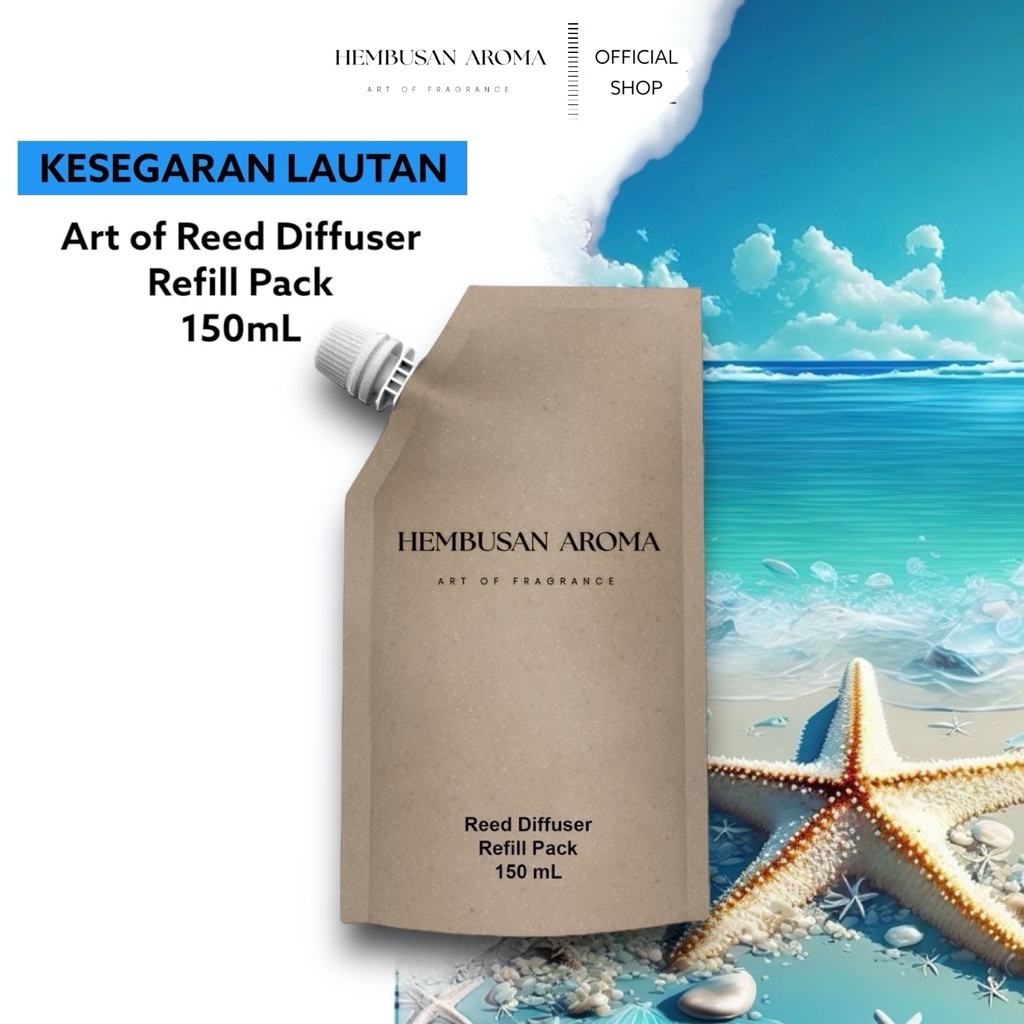 Jual Hembusan Aroma Reed Diffuser Aromatherapy Kesegaran Lautan Ocean ...