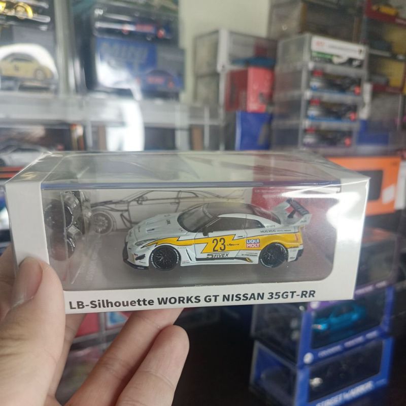 Jual cm model Nissan GT-R R35 Lb silhouette works | Shopee Indonesia