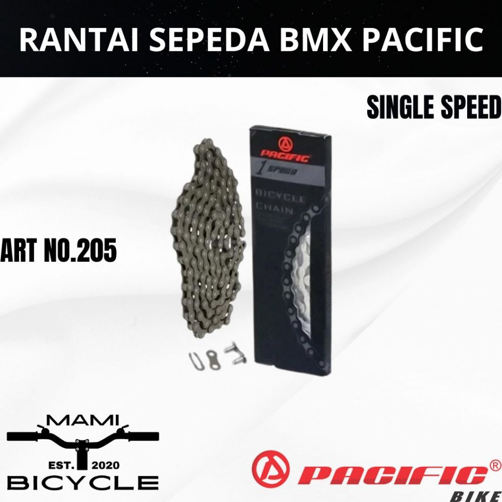 Jual Rantai Sepeda BMX Lipat Fixie Mini Single Speed Pacific SP-205 ...