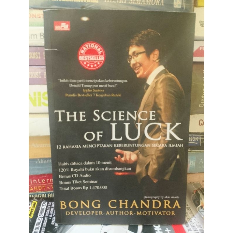 Jual BUKU THE SCIENCE OF LUCK BY BONG CHANDRA | Shopee Indonesia