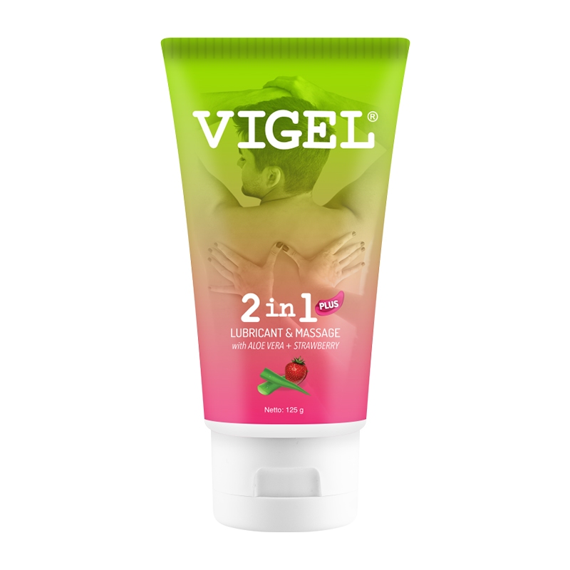 Jual VIGEL 2 IN 1 PLUS LUBRIKAN & MASSAGE 125 GR | Shopee Indonesia