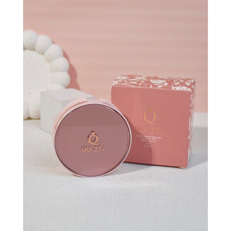 Jual New QQ 27'S Cushion Moist Cake SPF 50 PA++++ With Brightening ...