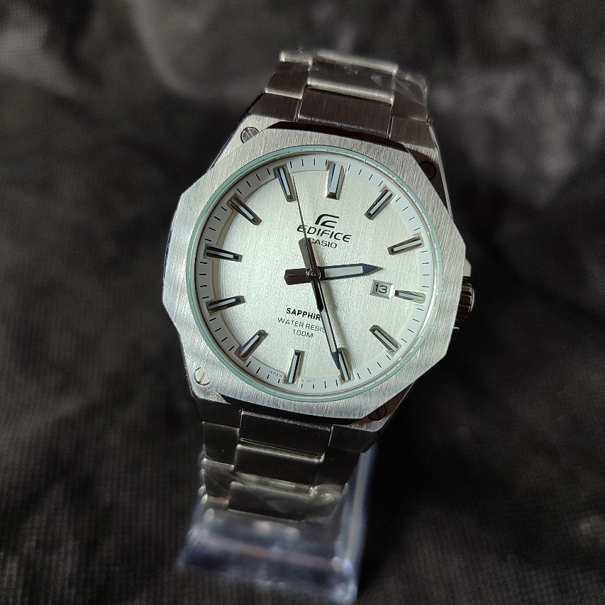 Jual Jam Tangan Rantai Pria G-Shock Casio Edifice AP 3-Hand Analog ...