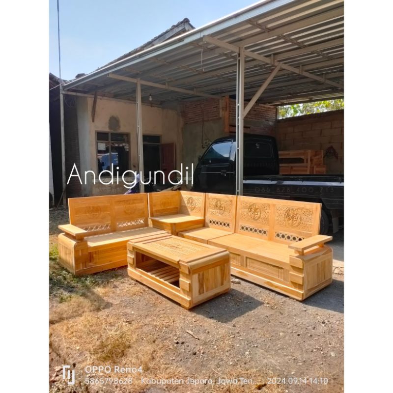 Jual Ready Stok !! Kursi Tamu Koper Model pojokan tinggi Kursi Tamu ...