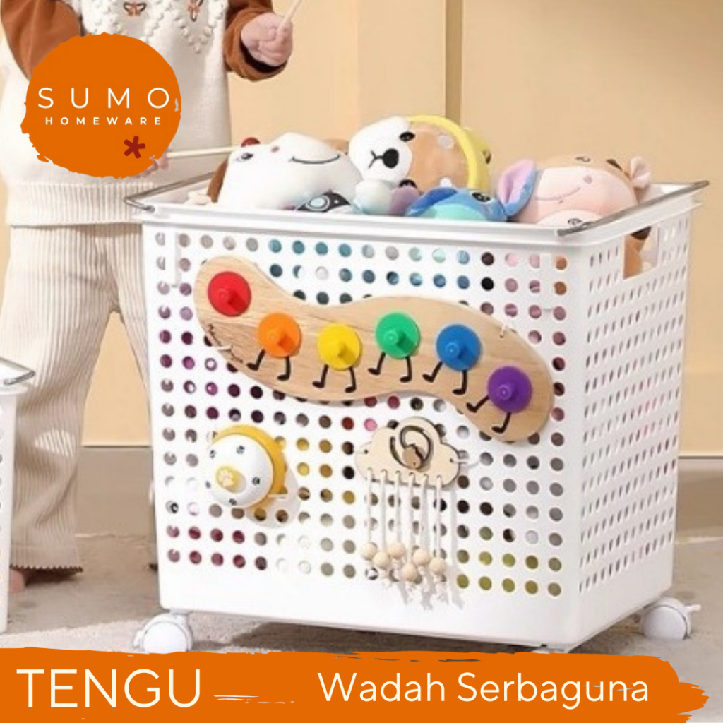 Jual SUMO - TENGU Rack Trolley Multiungsi Aesthetic Rak Dorong Baju ...