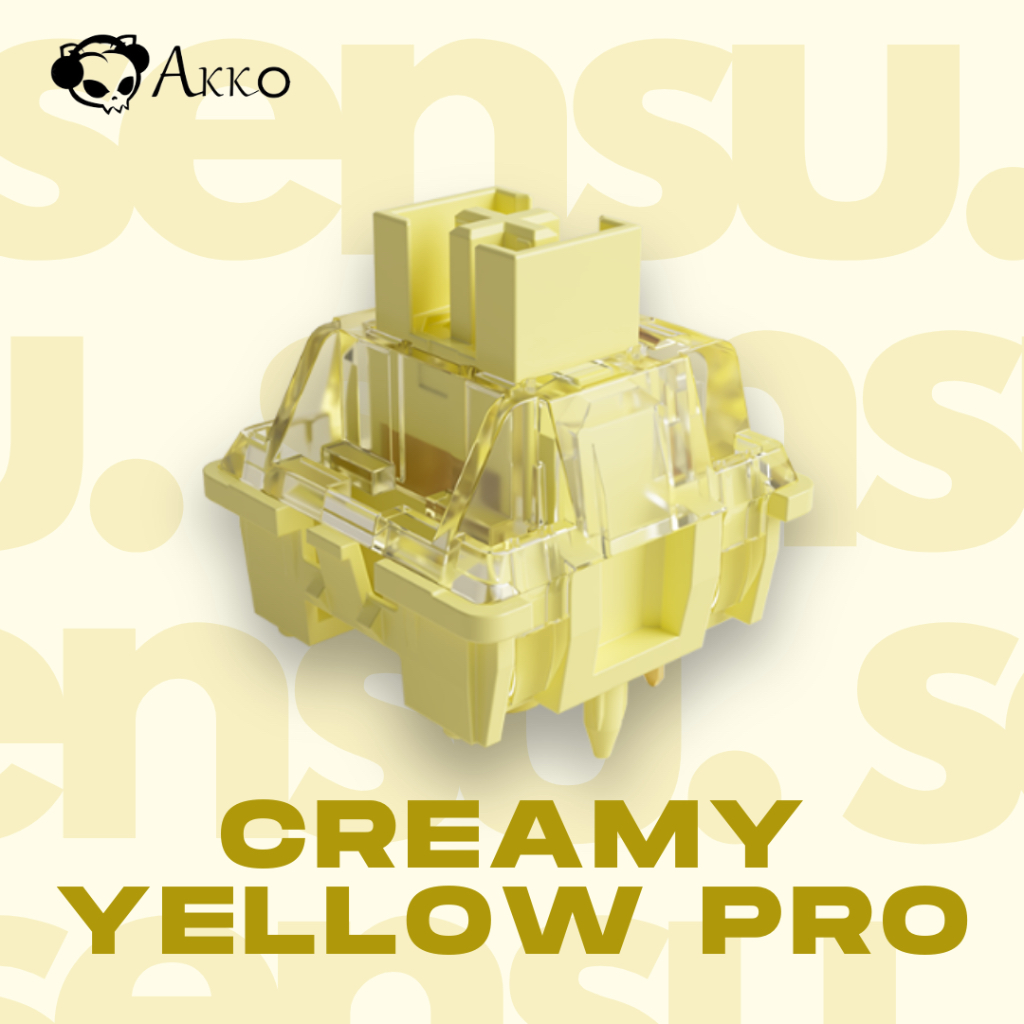 Jual Akko V3 Creamy Yellow Pro Switch - Linear | Shopee Indonesia