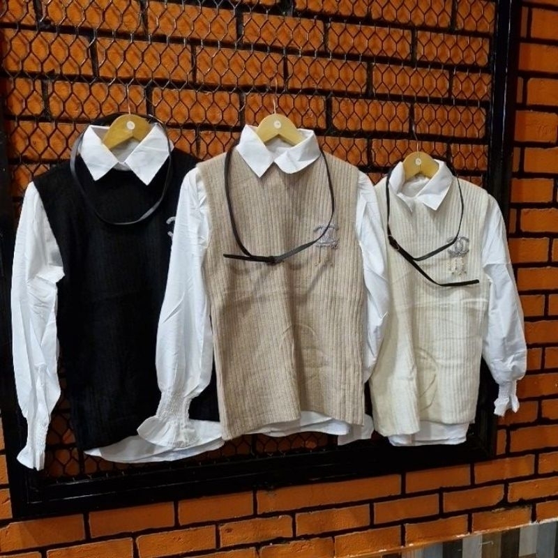 Jual hem wanita one set vest premium | Shopee Indonesia