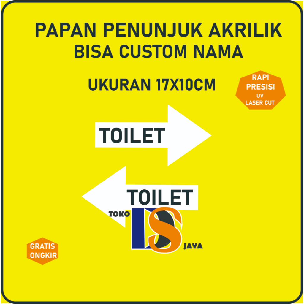 Jual PAPAN PENANDA AKRILIK SIGNBOARD ACRYLIC PUTIH SOLID BISA CUSTOM ...