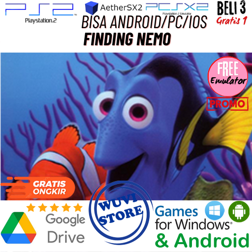 Jual PS 2 Finding Nemo | Bisa di PC / Android / IOS Plus Emulator | Beli 3 Gratis 1 | Shopee ...