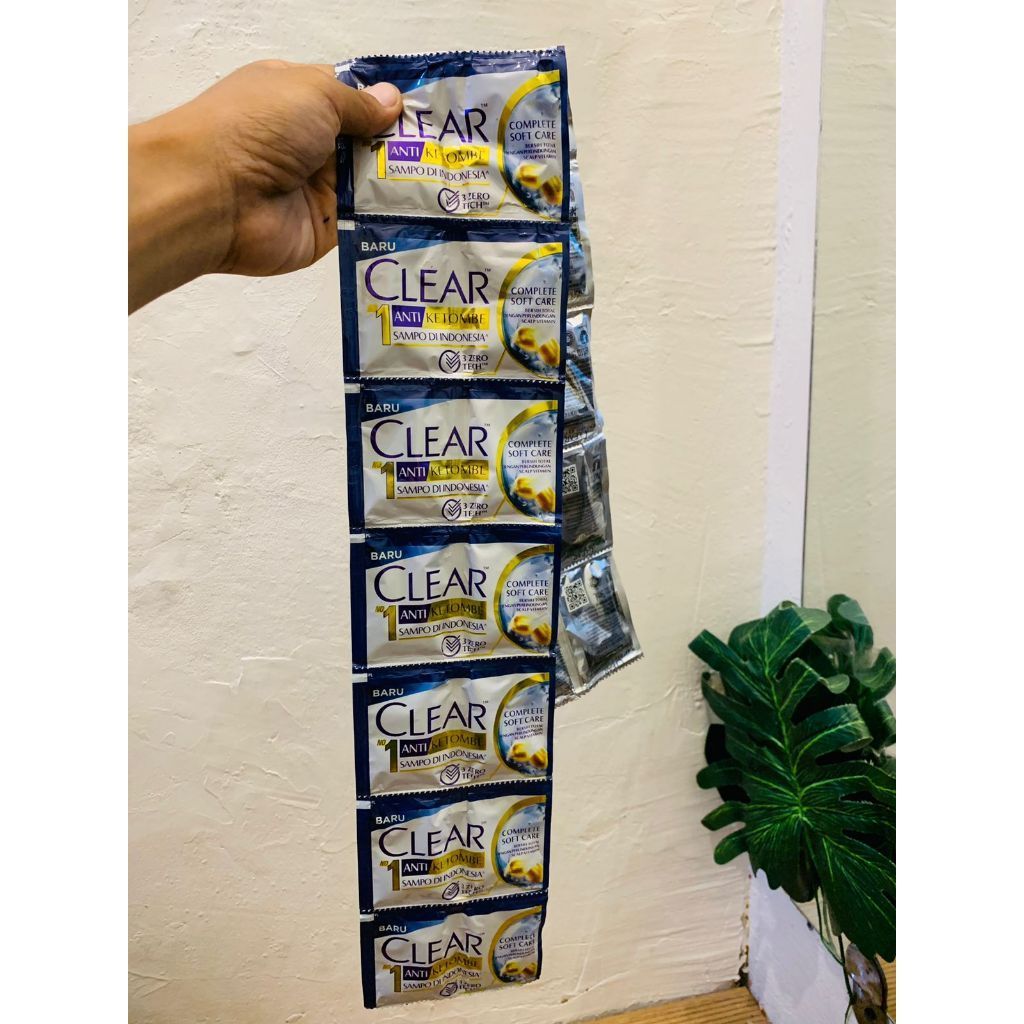 Jual SAMPO CLEAR RENTENG ISI 24 / VARIAN RANDOM ( DIJAMIN ASLI ...