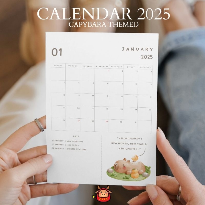 Jual Calendar 2025 design terbaru lucu Kalender meja 2025 aesthetic ...