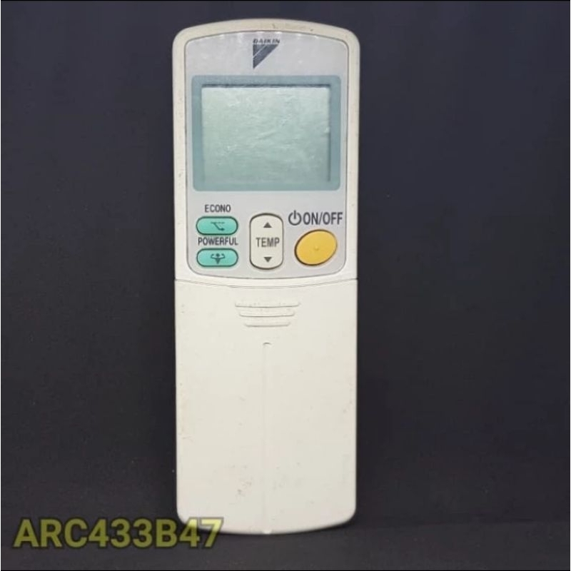 Jual Remote Control AC DAIKIN ARC-433B47 Original | Shopee Indonesia